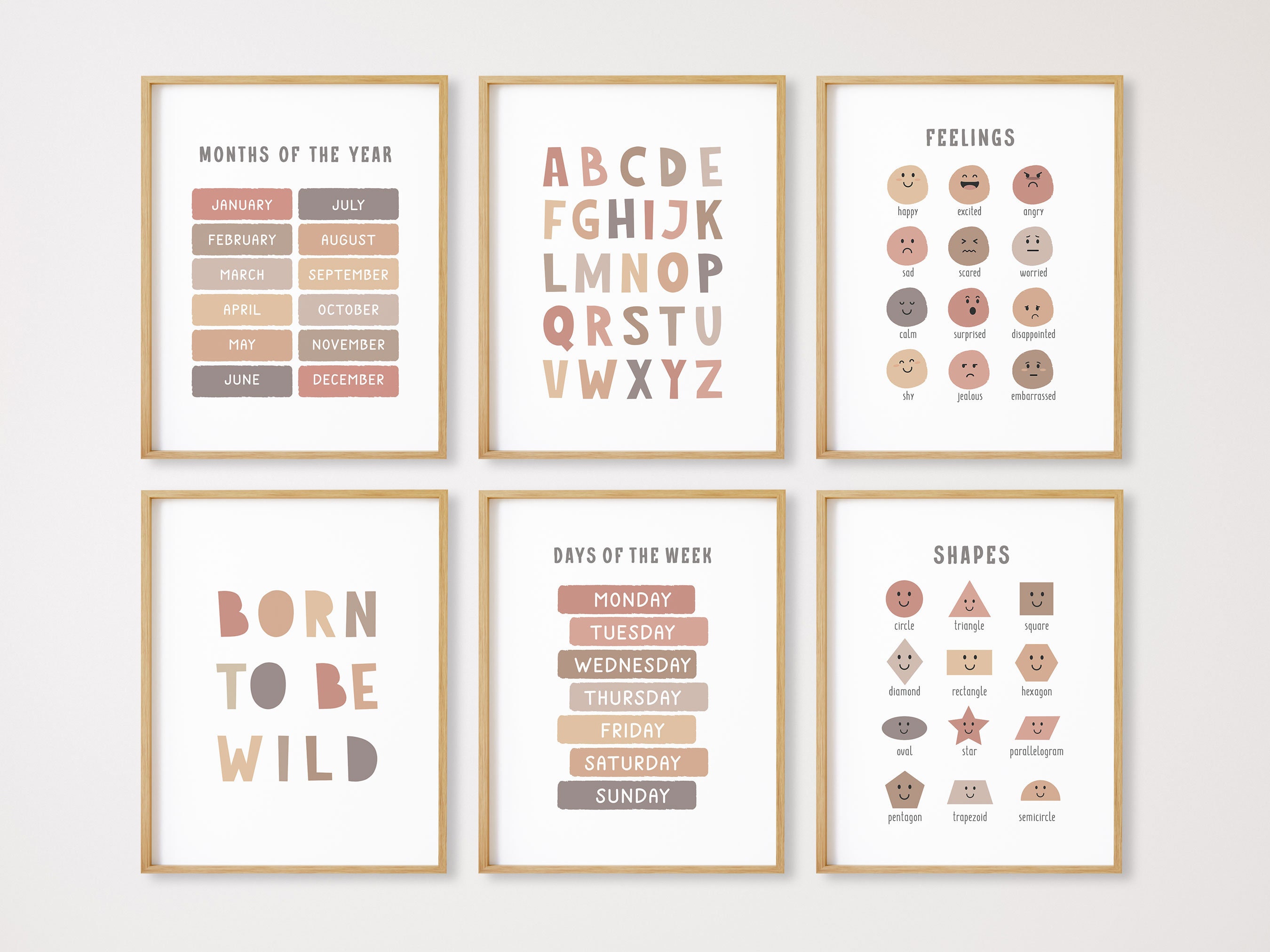 Set of 30 Educational Posters Montessori Classroom Decor - Etsy