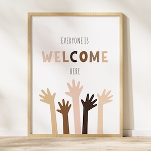 12 Inclusive Posters, Inclusion Prints Wall Art, Inclusive Classroom ...