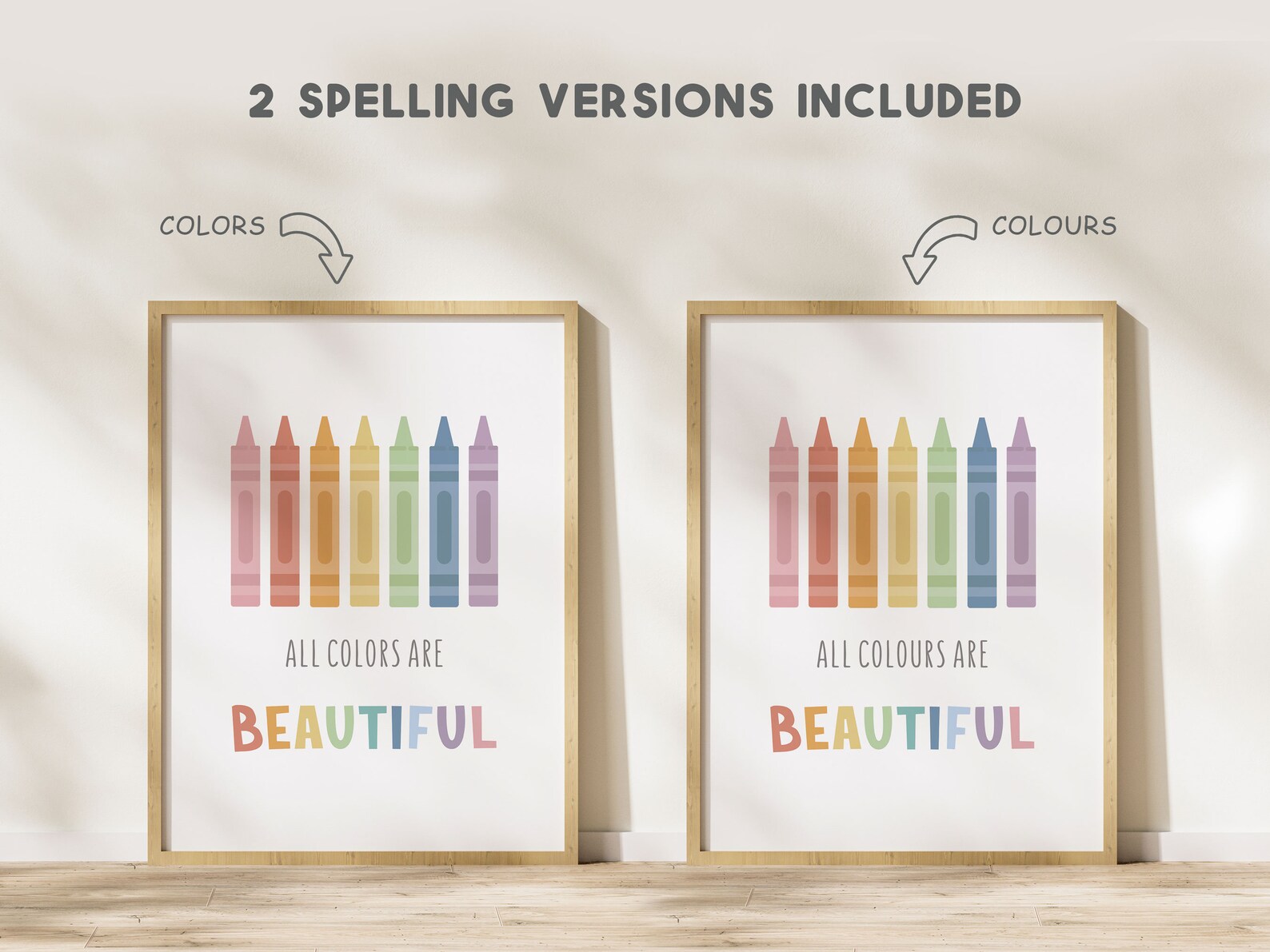 6 Inclusion Prints, Inclusive Wall Art, Inclusive Classroom Decor, Safe ...