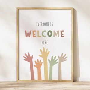 12 Inclusive Posters, Inclusion Prints Wall Art, Inclusive Classroom ...