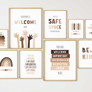12 Inclusive Posters, Inclusion Prints Wall Art, Inclusive Classroom ...