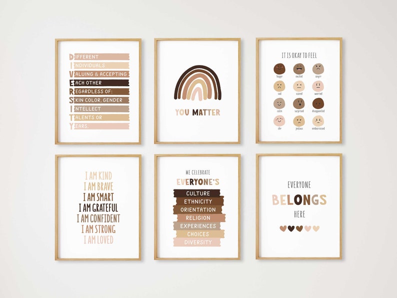 12 Inclusive Posters, Inclusion Prints Wall Art, Inclusive Classroom ...