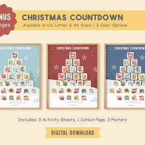 Christmas Busy Book Printable, Christmas Activity Book, Christmas ...