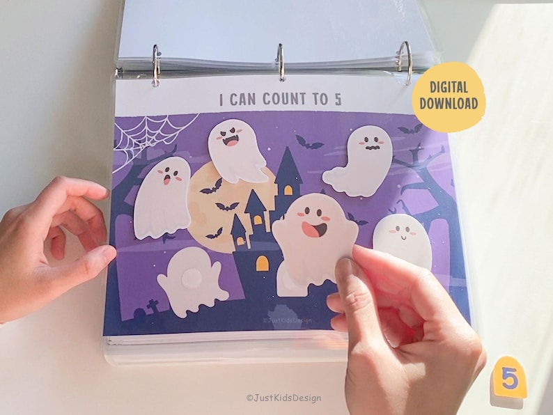 Halloween Busy Book Printable, Halloween Activity Book, Toddler ...