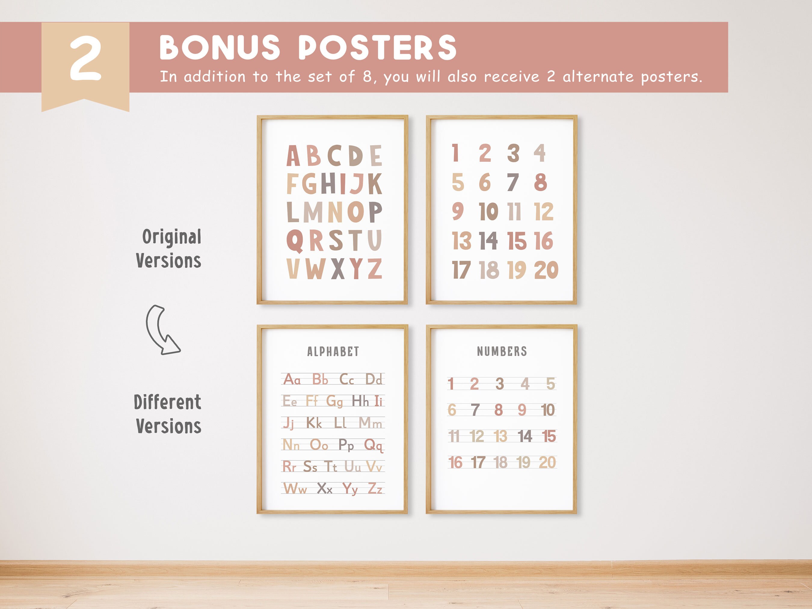Set of 8 Educational Posters Montessori Classroom Decor - Etsy