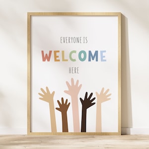 12 Inclusive Posters, Inclusion Prints Wall Art, Inclusive Classroom ...