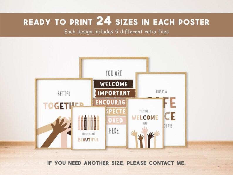 6 Inclusion Prints Inclusive Classroom Decor Inclusive Wall - Etsy