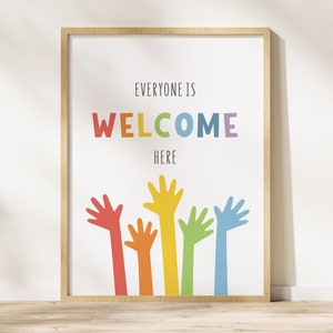 12 Inclusive Posters, Inclusion Prints Wall Art, Inclusive Classroom ...