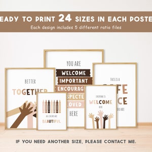 12 Inclusive Posters, Inclusion Prints Wall Art, Inclusive Classroom ...