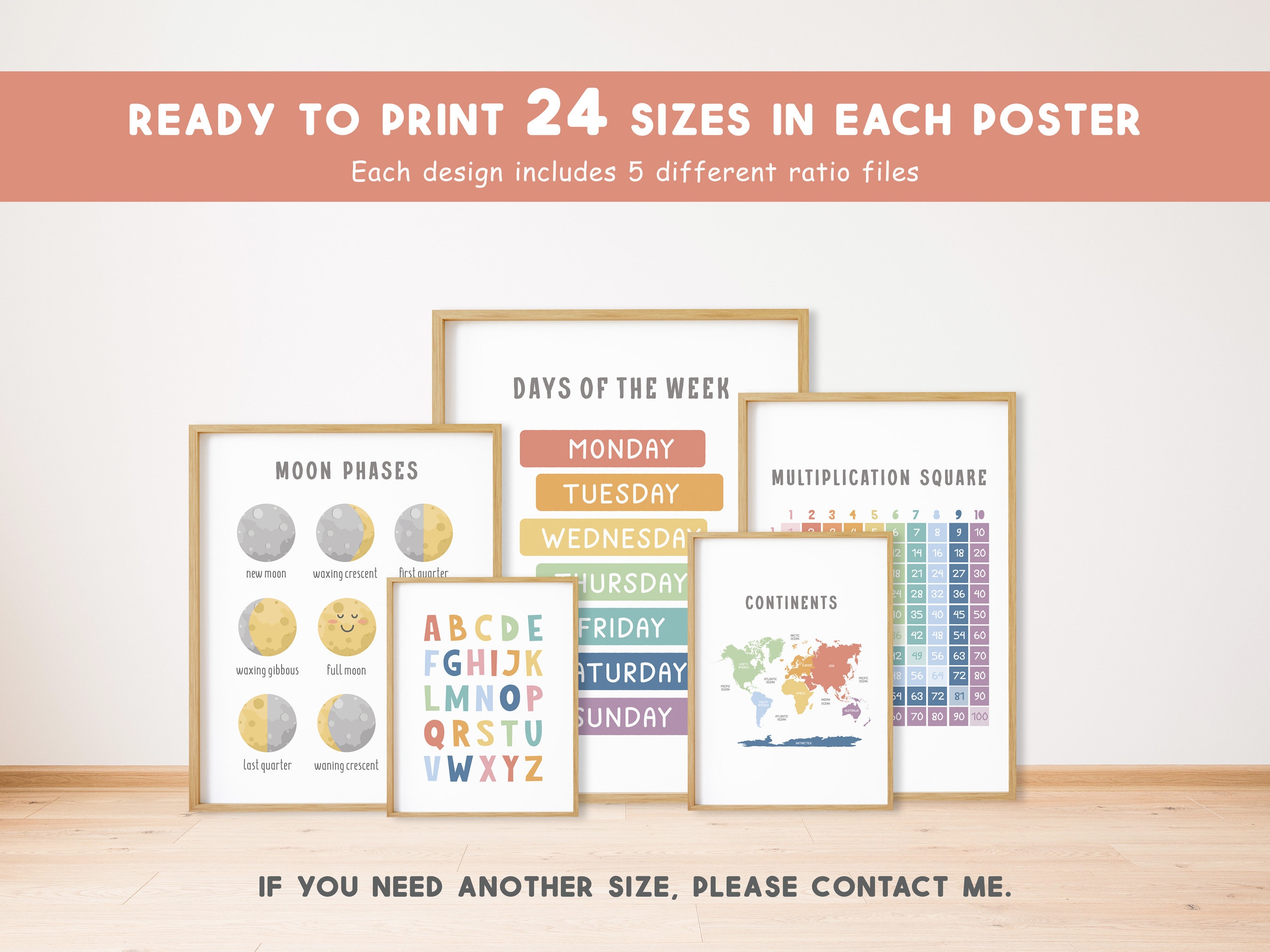 30 Educational Posters Montessori Classroom Decor Homeschool - Etsy