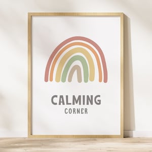 Set of 30 Calming Corner Posters, Calm Down Printable, Classroom Decor ...
