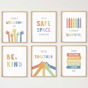 12 Inclusive Posters, Inclusive Classroom Decor, Inclusion Prints Wall ...