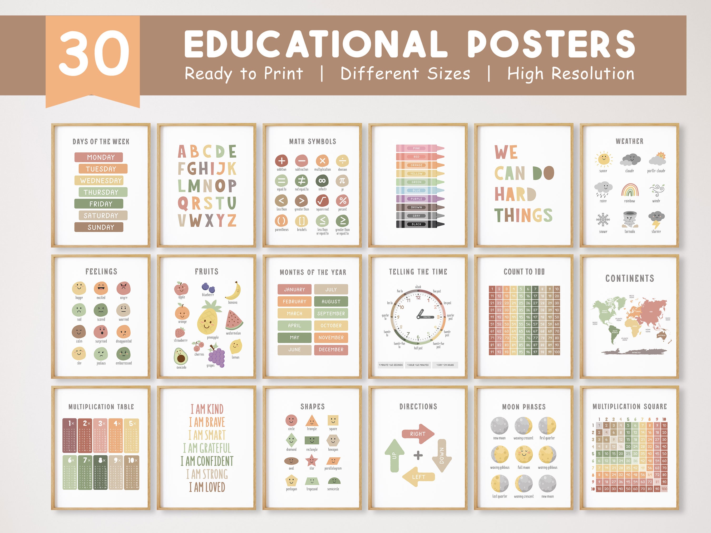 Free Printable Educational Posters For Kids