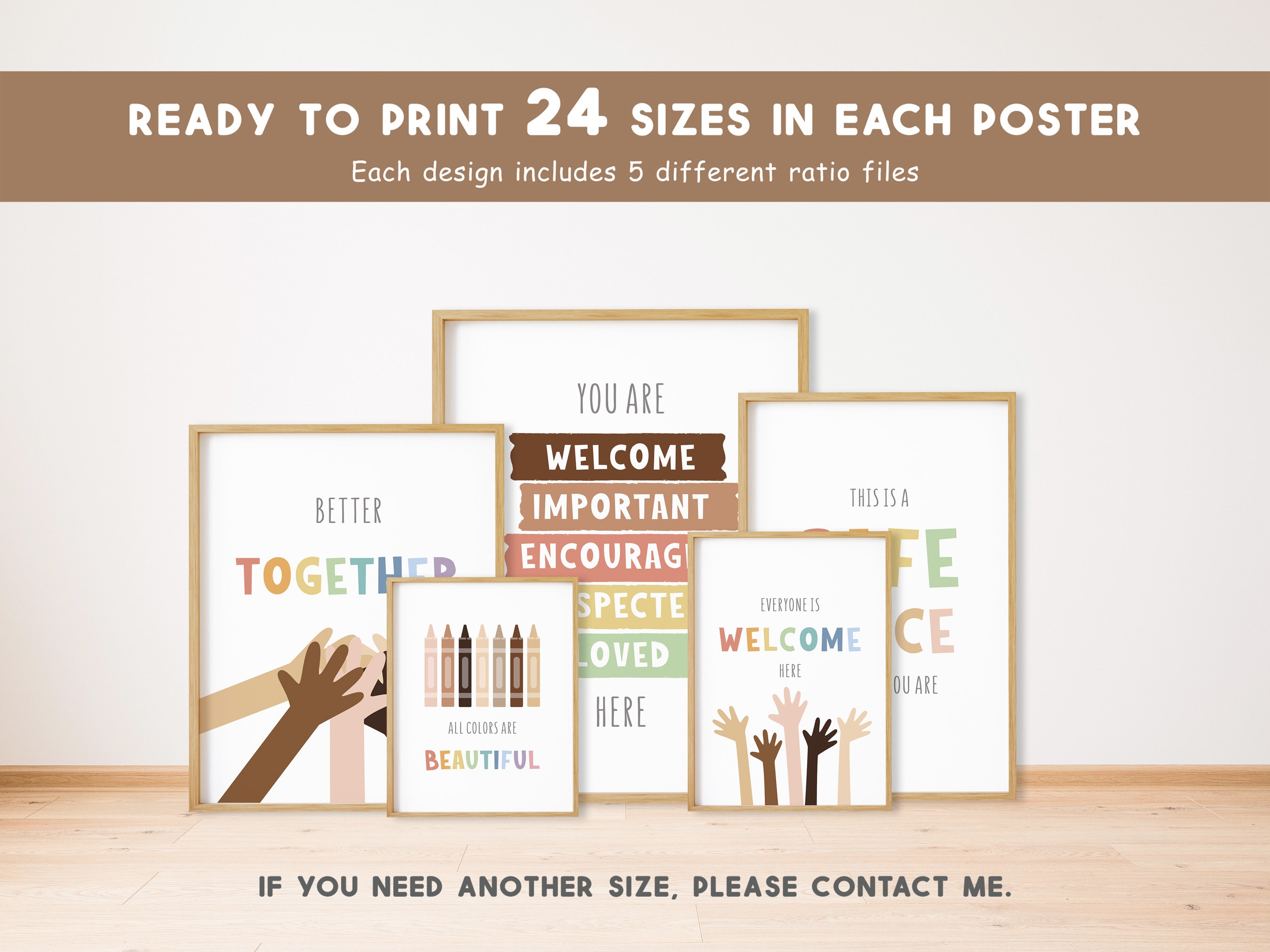 12 Inclusive Posters, Inclusion Prints Wall Art, Inclusive Classroom ...