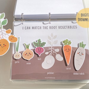 Spring Busy Book Printable, Spring Garden Activity Book, Toddler ...