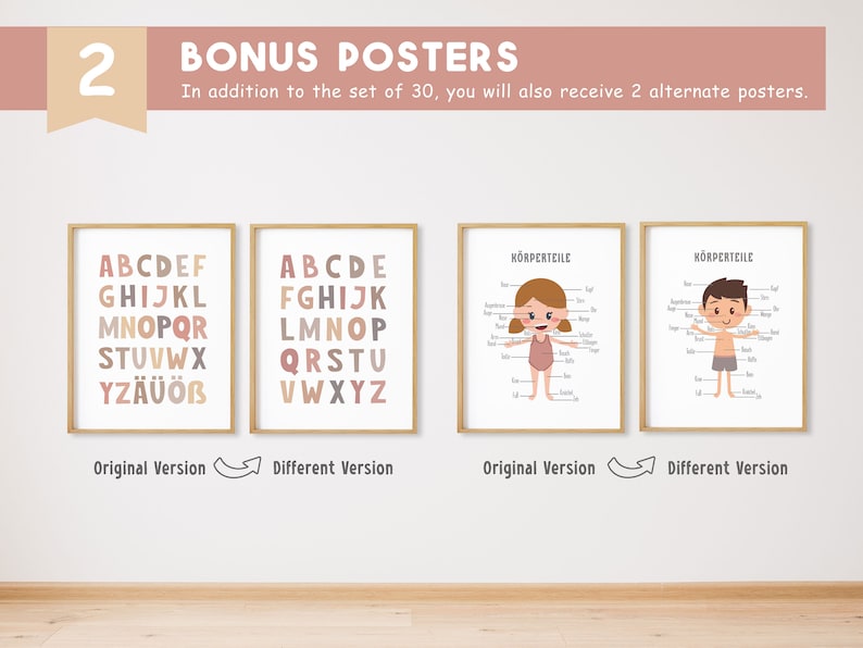 30 German Educational Posters, German Learning Posters, Homeschool ...
