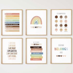 12 Inclusive Posters, Inclusion Prints Wall Art, Inclusive Classroom ...