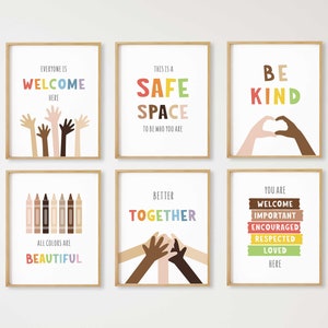 12 Inclusive Posters, Inclusive Classroom Decor, Inclusion Prints Wall ...