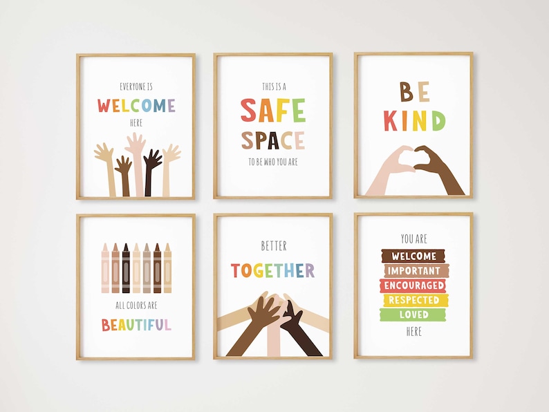 12 Inclusive Posters, Inclusive Classroom Decor, Inclusion Prints Wall ...