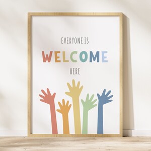 12 Inclusive Posters, Inclusive Classroom Decor, Inclusion Prints Wall ...