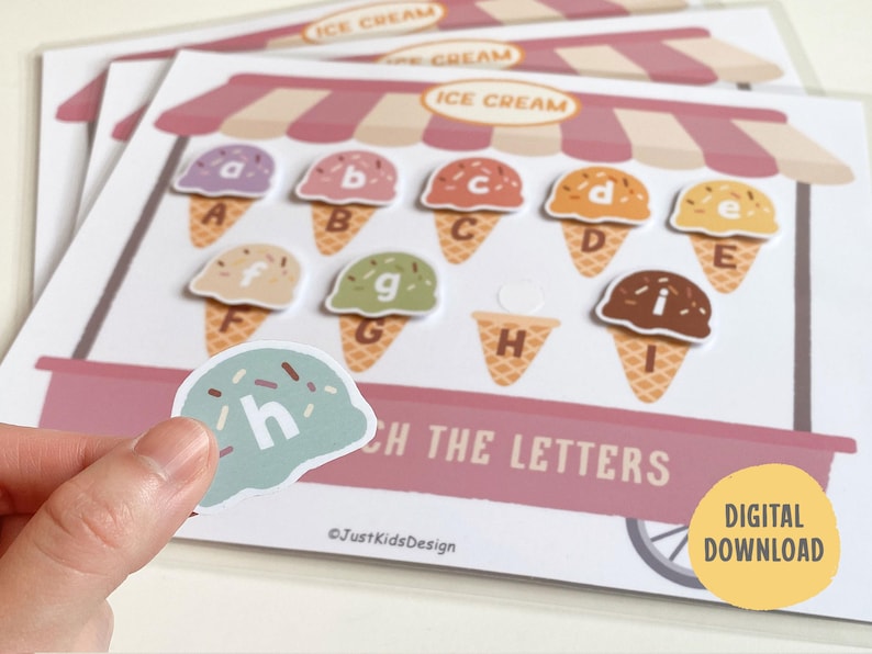 Alphabet Busy Book Printable, Toddler Learning Binder, Beginning Sounds ...