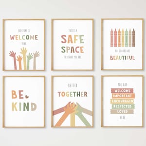12 Inclusive Posters, Inclusion Prints Wall Art, Inclusive Classroom ...