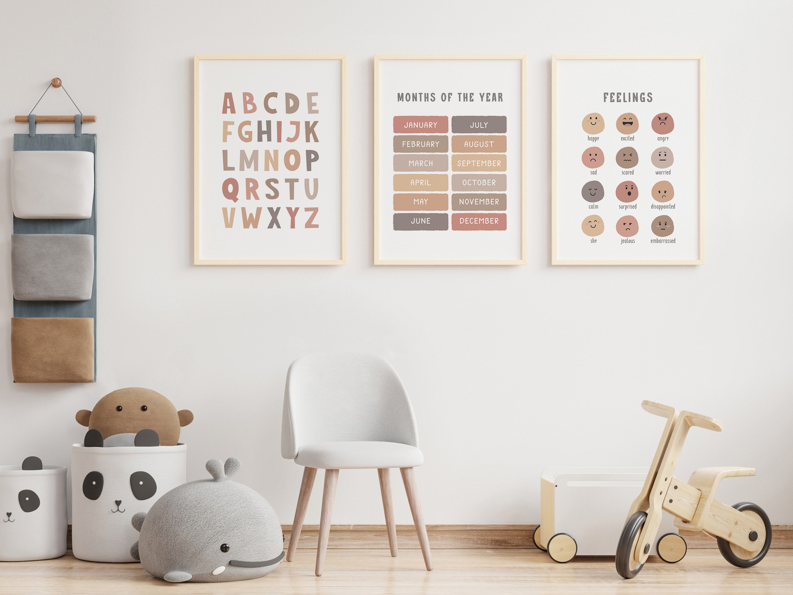 Set of 8 Educational Posters Montessori Classroom Decor - Etsy
