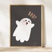 Halloween Prints Set of 12 Halloween Posters Cute Ghost - Etsy