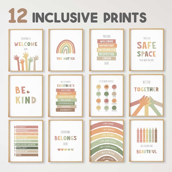 Inclusive Classroom Decor - Etsy