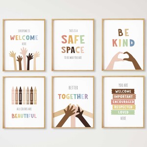 12 Inclusive Posters, Inclusion Prints Wall Art, Inclusive Classroom ...