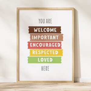 12 Inclusive Posters, Inclusive Classroom Decor, Inclusion Prints Wall ...
