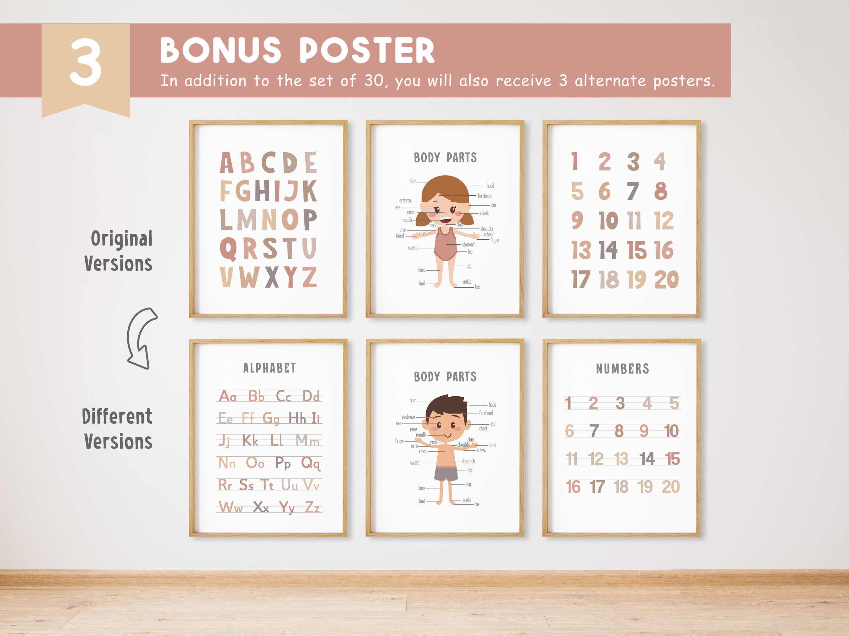 Set of 30 Educational Posters Montessori Classroom Decor - Etsy