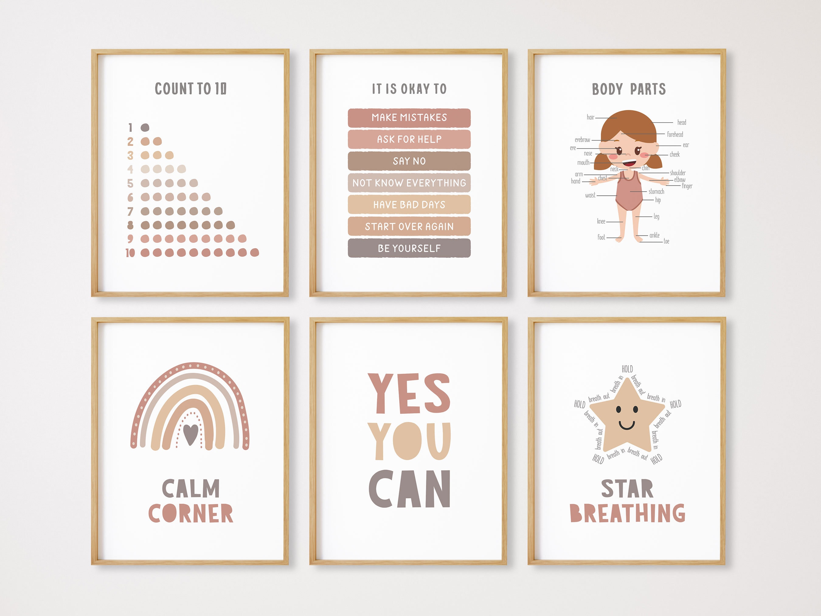 Set of 30 Educational Posters Montessori Classroom Decor - Etsy
