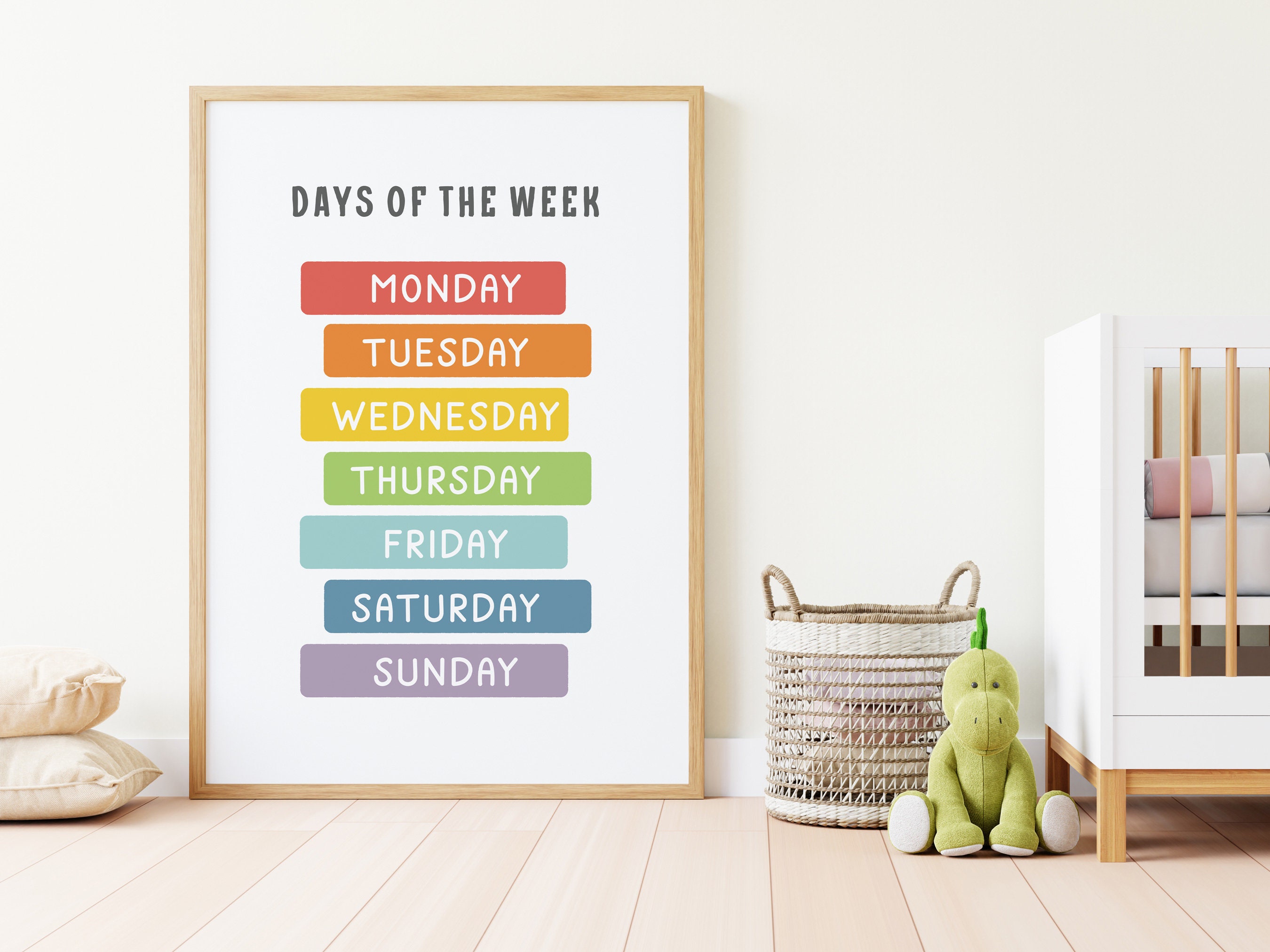 Set of 8 Educational Posters, Montessori Classroom Decor, Homeschool ...