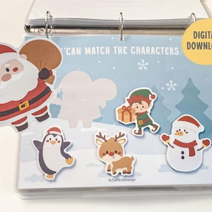 Christmas Busy Book Printable, Christmas Activity Book, Christmas ...