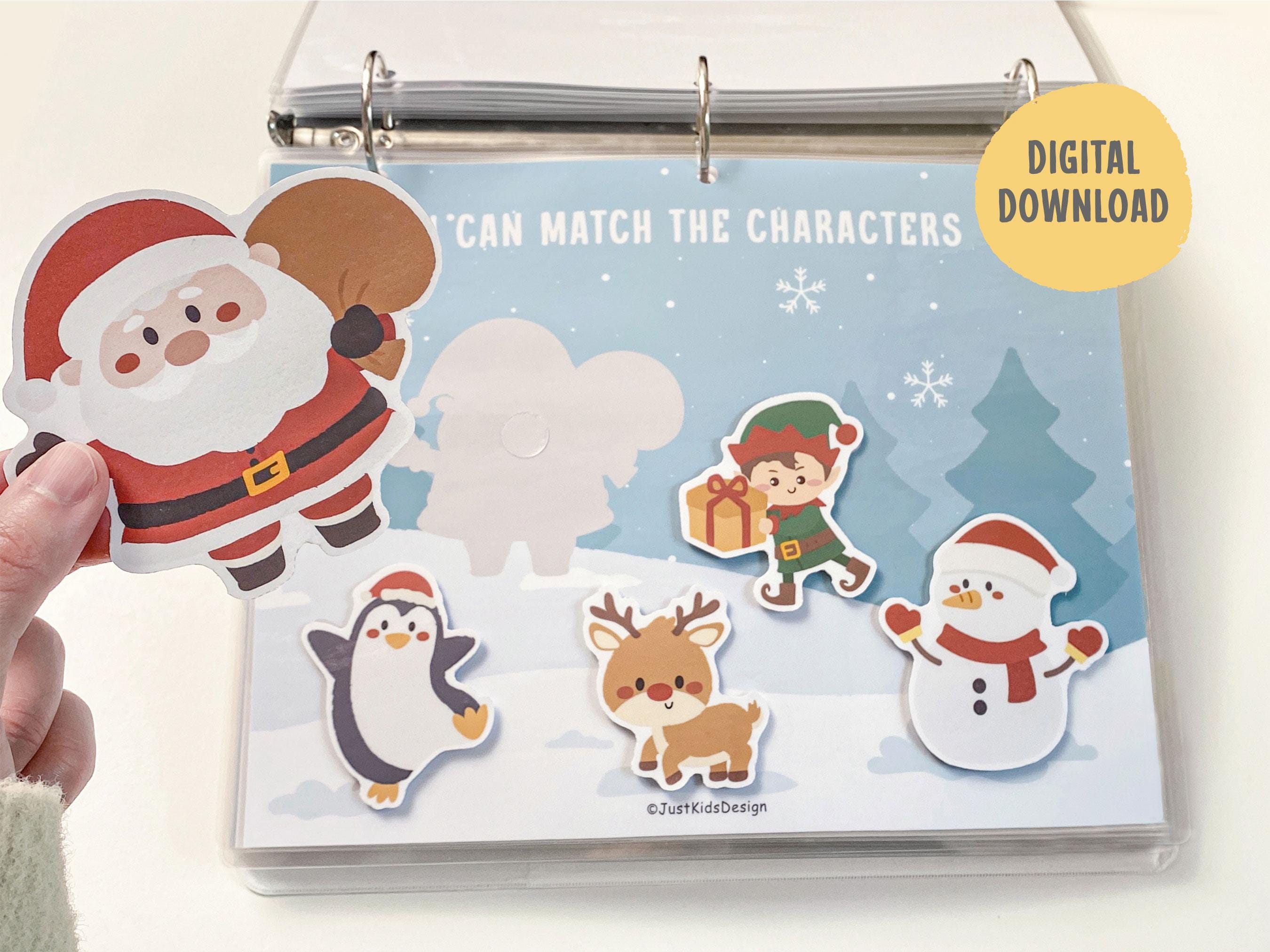 Christmas Busy Book Printable, Christmas Activity Book, Christmas ...