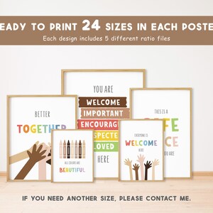 12 Inclusive Posters, Inclusive Classroom Decor, Inclusion Prints Wall ...