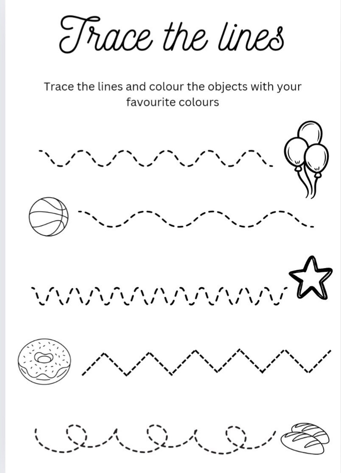 Activity Sheets for Kids, Tracing, Colouring, Logic, Counting - Etsy