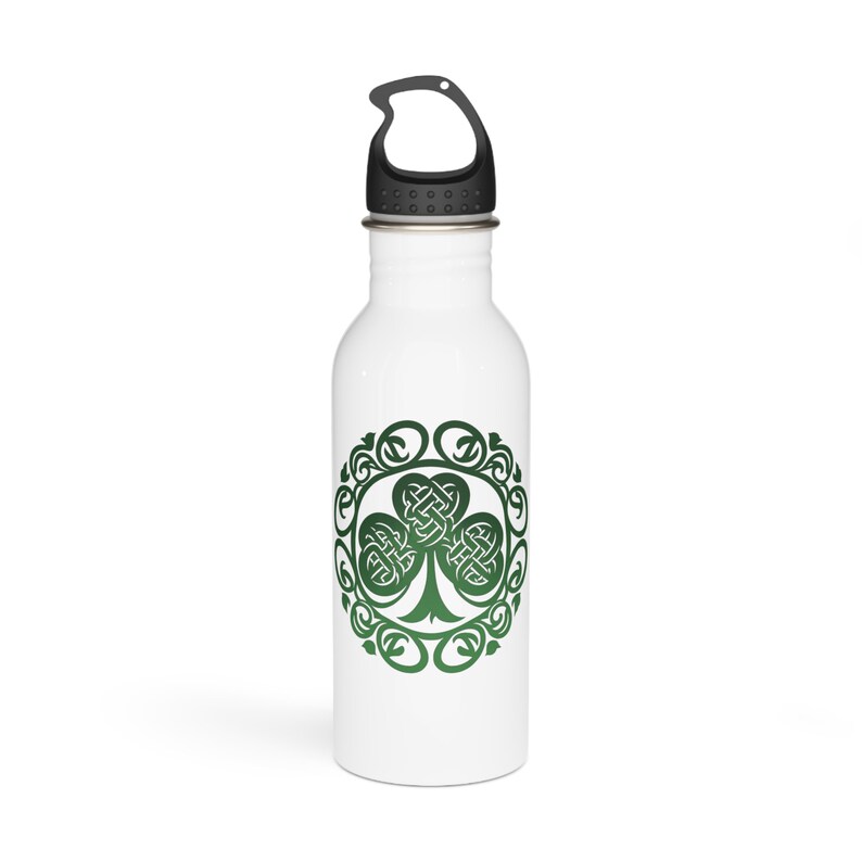 Celtic Knot Shamrock Stainless Steel Water Bottles - Etsy