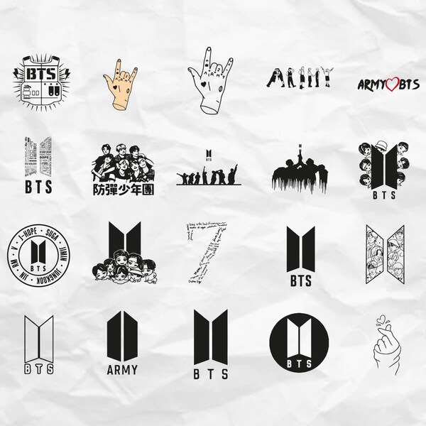 Bts Svg Wrap - Etsy