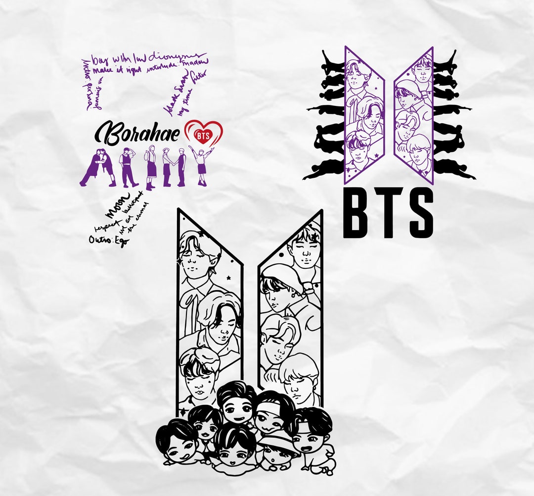 BTS Svg Bundle Bts Png Kpop Svg Files for Cricut 21 Bts Bts - Etsy Canada