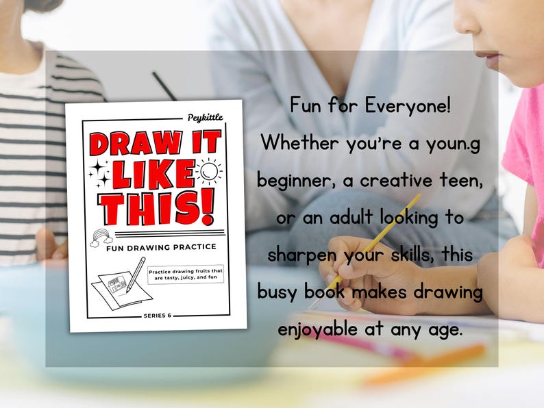 Printable Drawing Practice Book | Learn to Draw Variety of Fruits | Fun ...