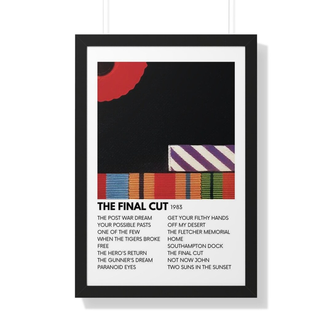 Pink Floyd the Final Cut Album Poster the Final Cut Album - Etsy