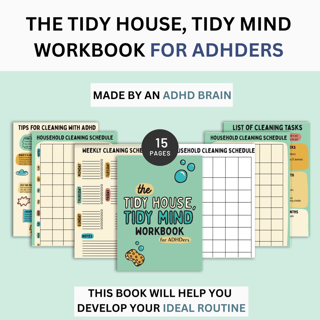 ADHD Cleaning Hacks: the Ultimate Guide to Tackling Mess and Clutter - Etsy
