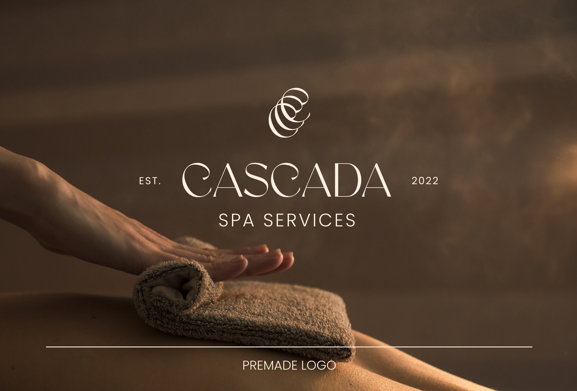 Modern Logo Premade / Custom Logo Design / Small Business Logo / Spa ...