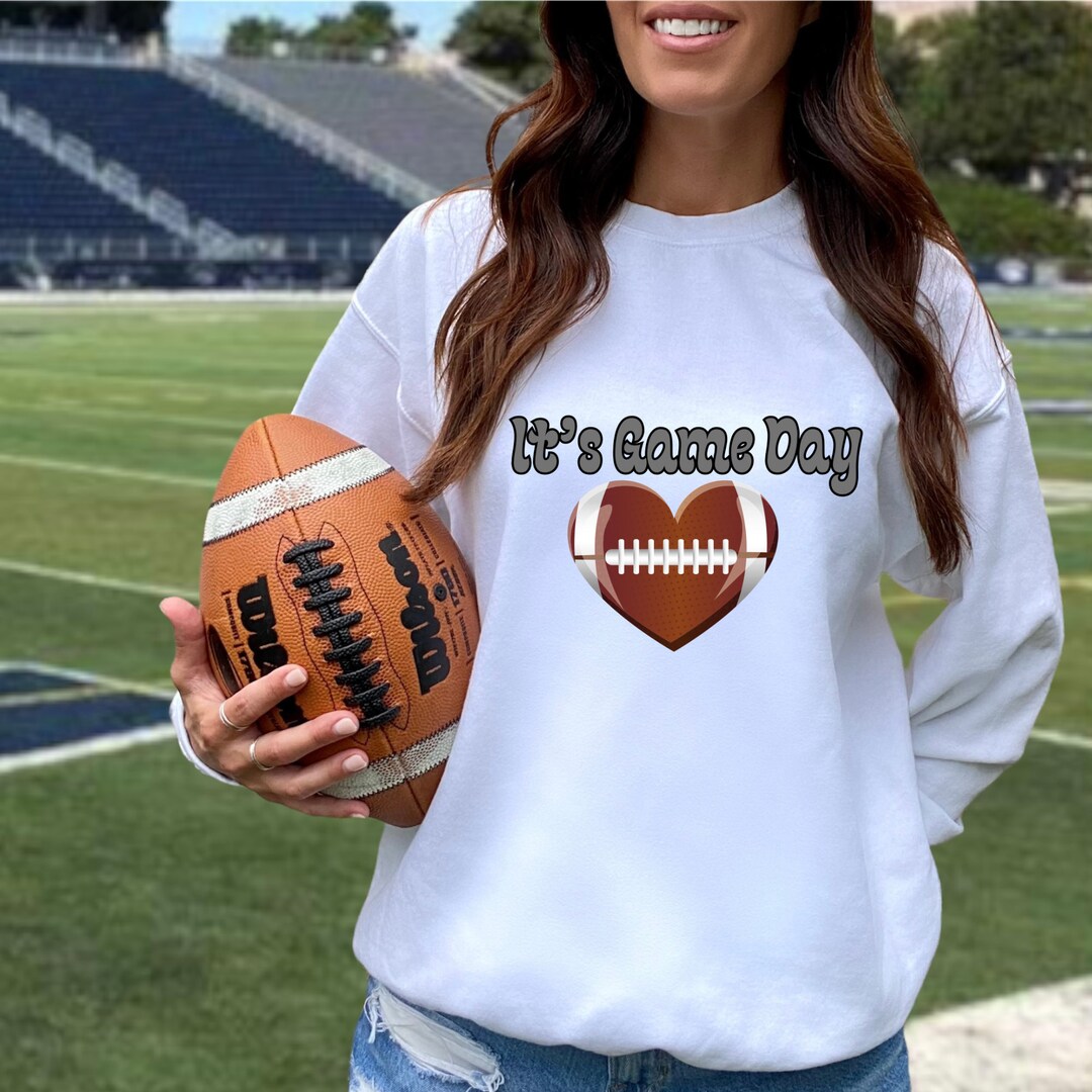 It's Game Day Women Love Football Go Team Long Sleeve - Etsy