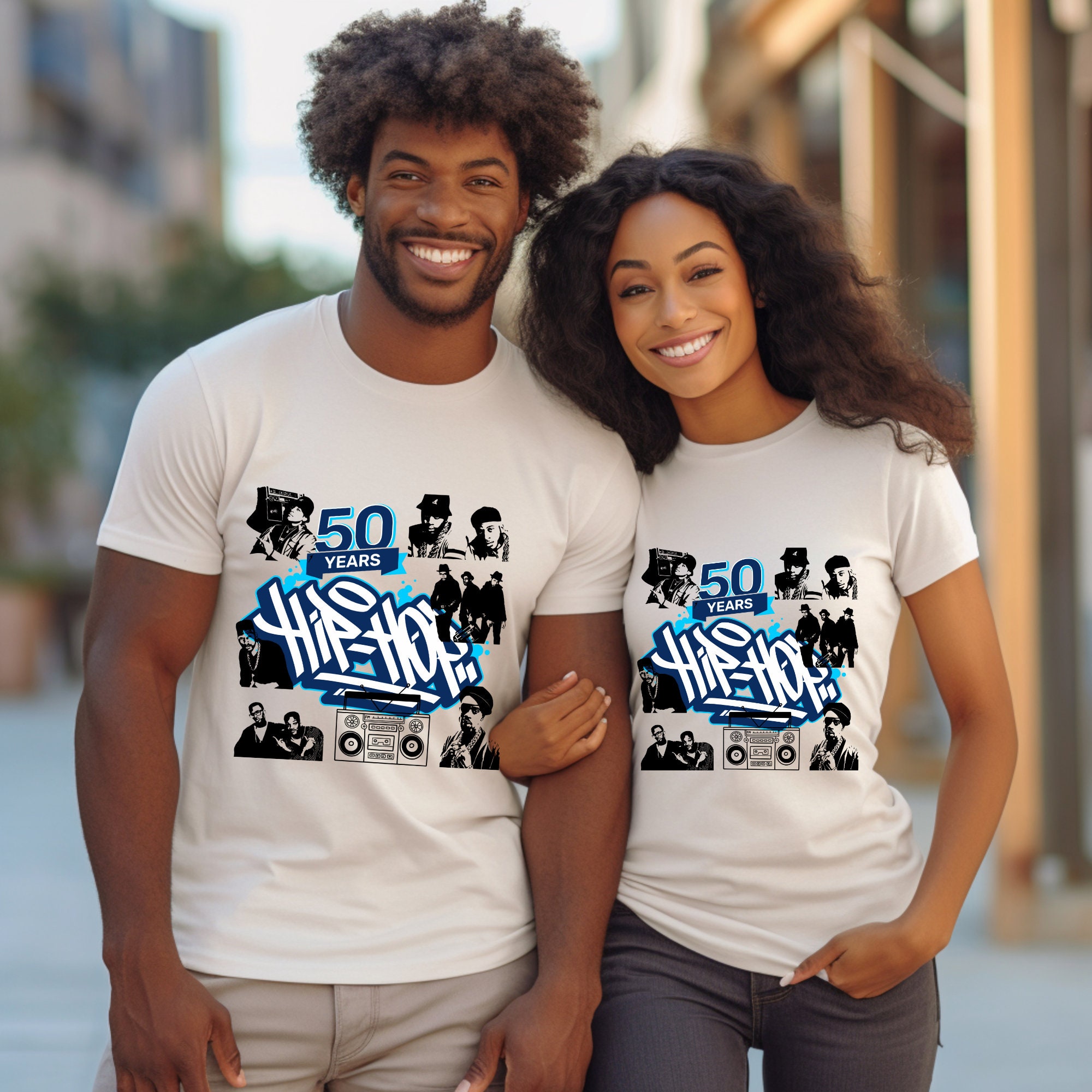 5o Years of Hip Hop Old School Rappers T-shirt Anniversary - Etsy