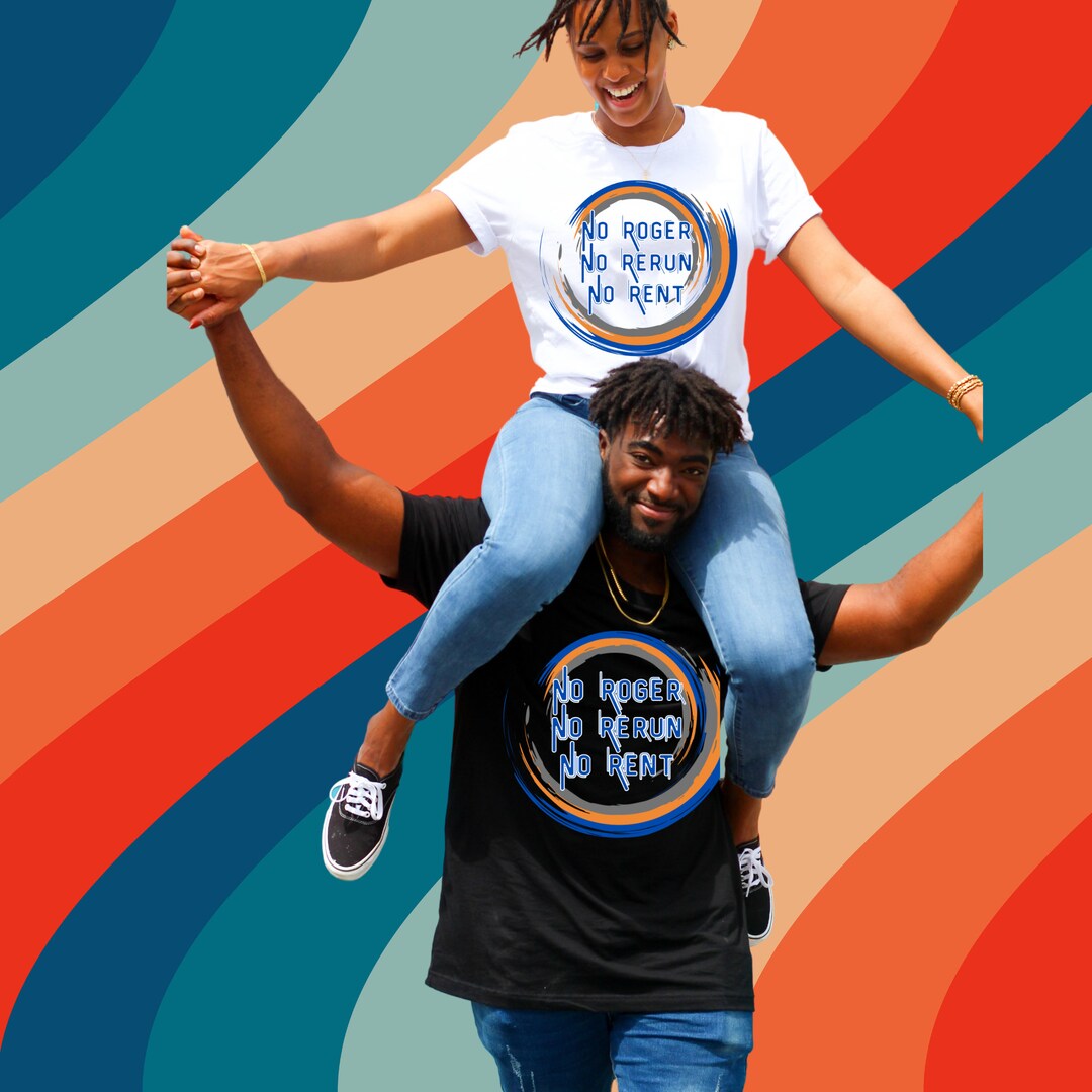 Retro T-shirt No Roger No Rerun No Rent What's - Etsy