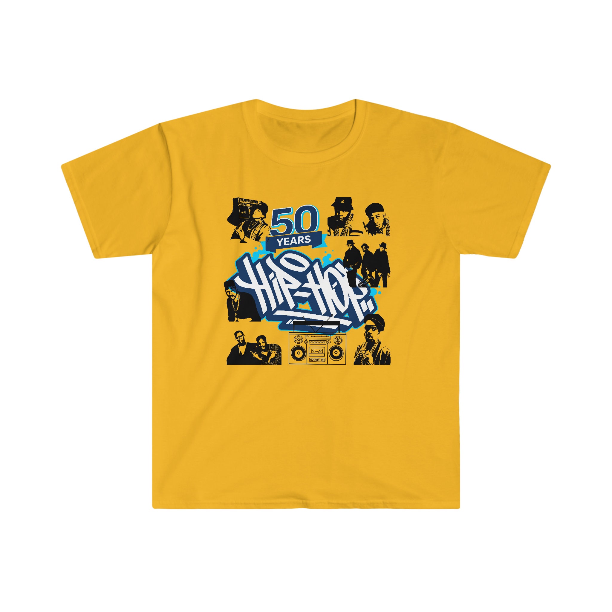 5o Years of Hip Hop Old School Rappers T-shirt Anniversary - Etsy