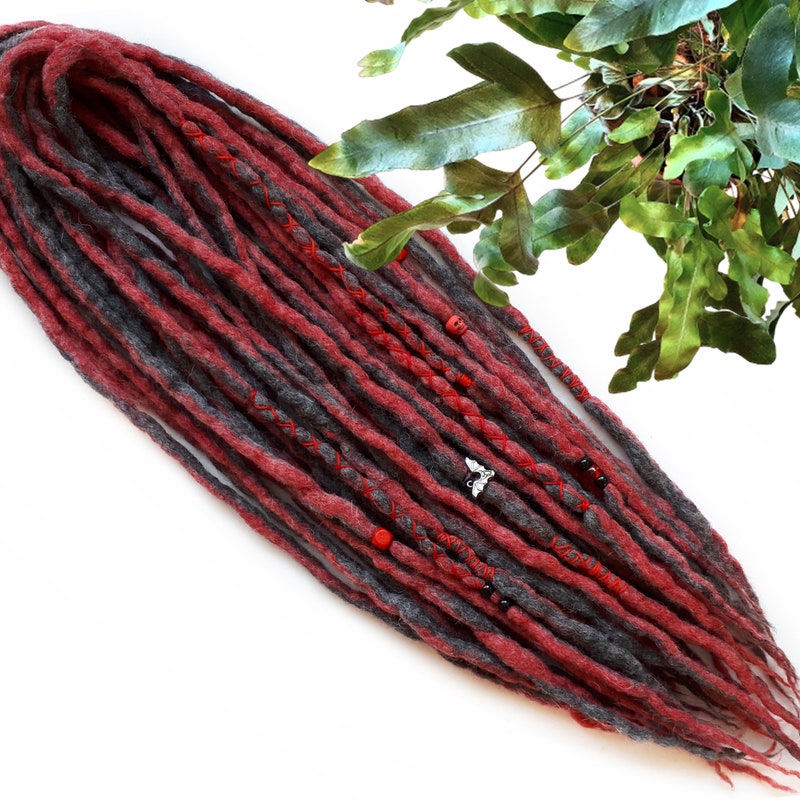 Wool Dreadlock Extensions - Etsy